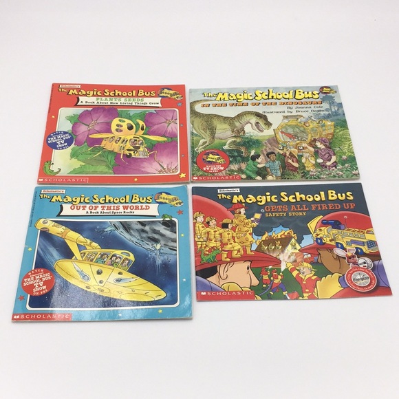 The Magic School Bus | Toys | Bundle Of 4 Vintage Scholastic The Magic ...